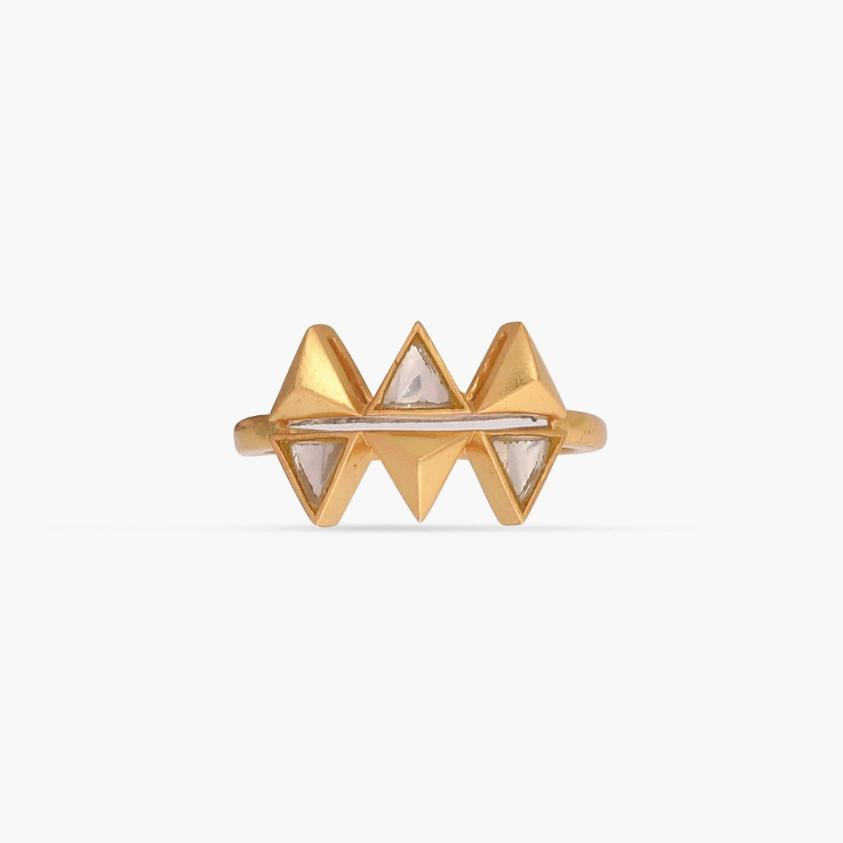 Discover Pyramid Classic Silver Finger Ring | Paksha